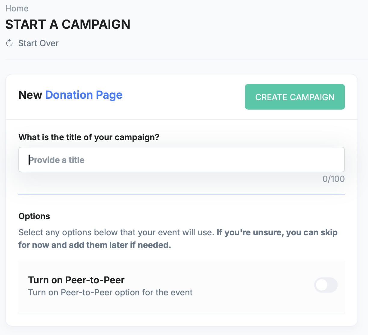 How to Create a Donation or Giving Page