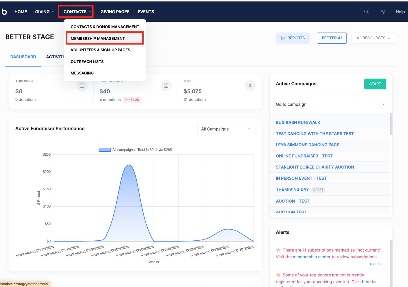 Membership: Payments and Invoices