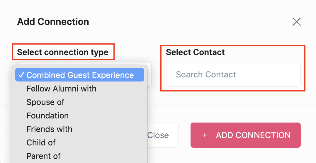 How to manage contact relationships