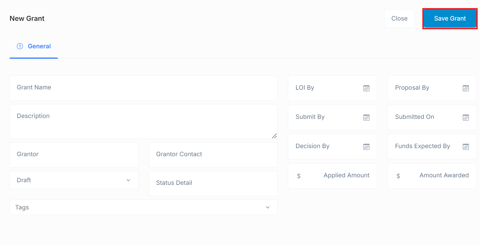 Grant Management Overview