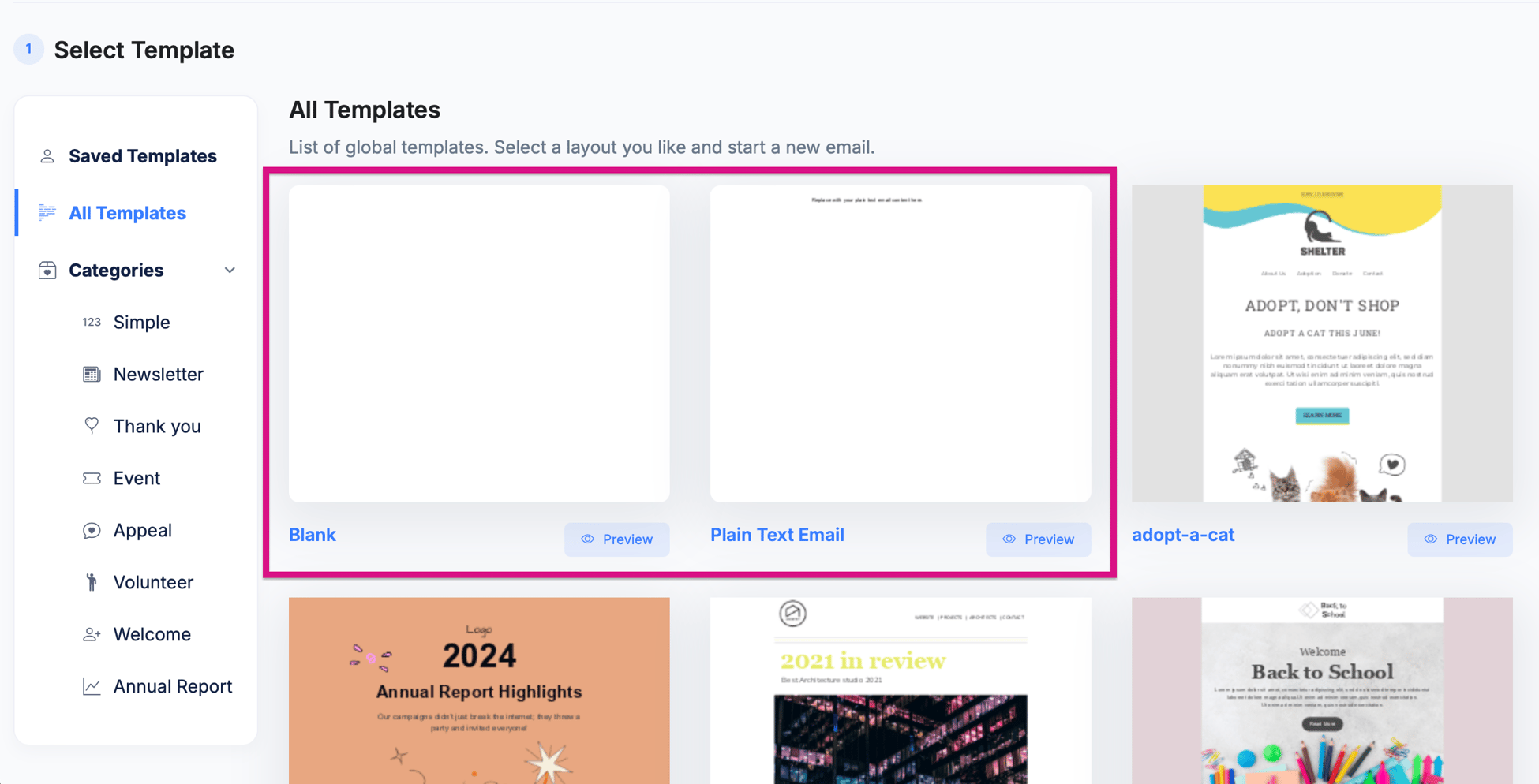 Save and Create Email Templates