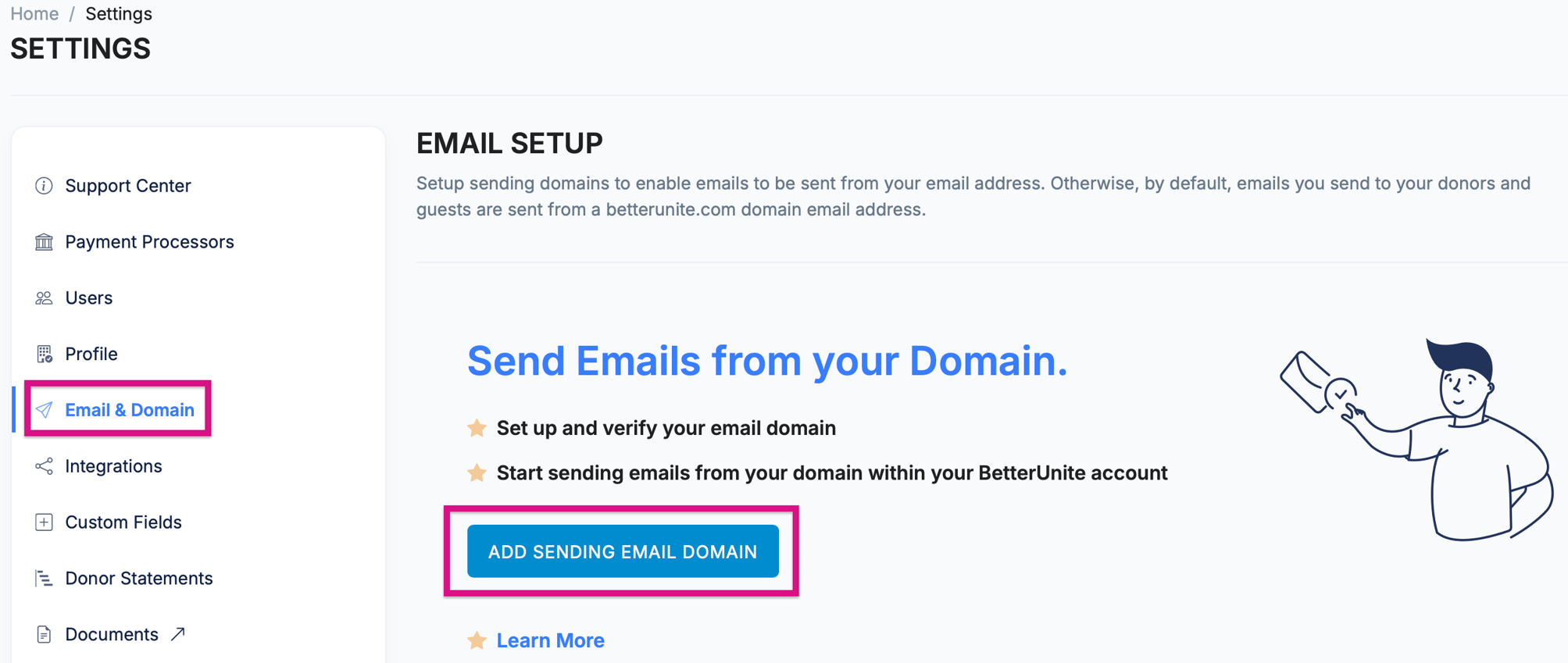 Email Sending Domains
