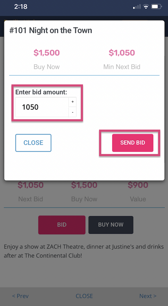 How Guests Bid in a Silent Auction