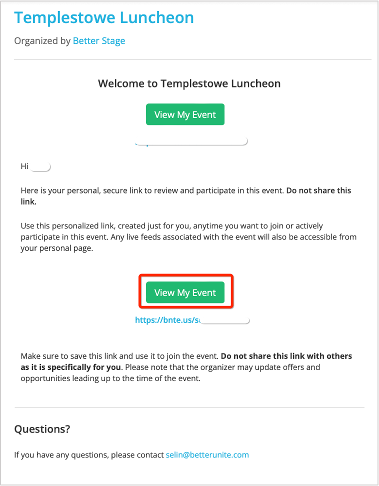 Guest Experience Link
