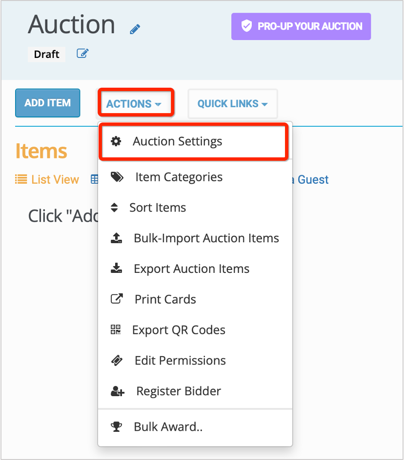 Run a Silent Auction