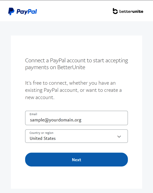 PayPal Sign Up