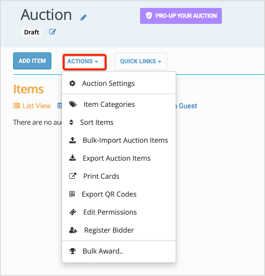 Run a Silent Auction