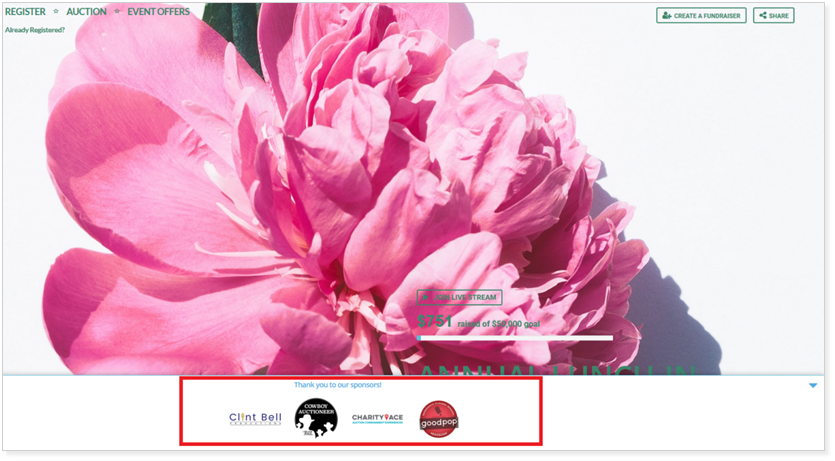 How to Upload Sponsor Logos