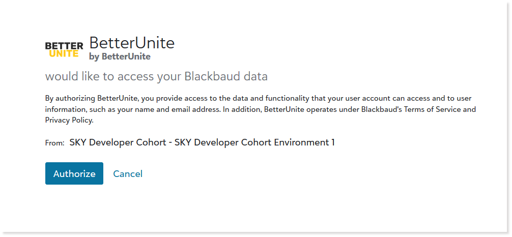 Blackbaud Integration Guide